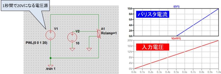 【LTspice】バリスタ(varistor)の作成方法と使い方について - Electrical Information
