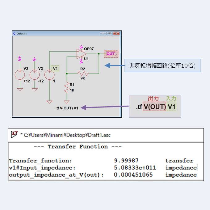 【LTspice】小信号伝達関数解析『.tf解析』の方法 - Electrical Information